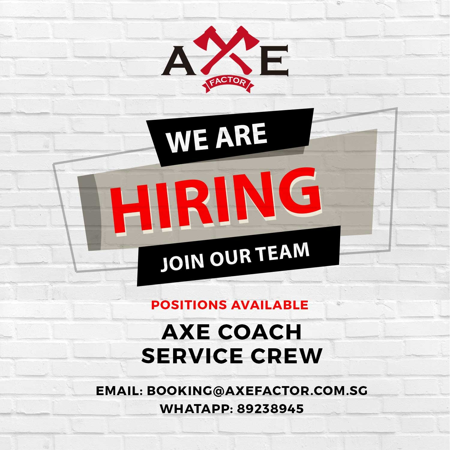 Careers - Axe Factor